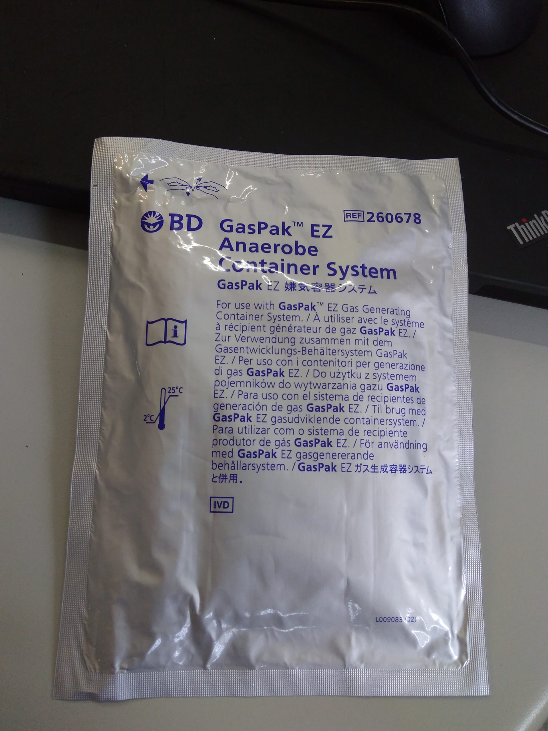 Gaspak EZ Anaerobe - Envelope Gerador de Anaerobiose sem Indicador ...