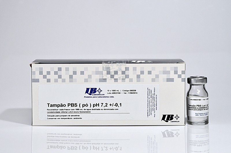 PBS Buffer pH 7,2(Tampão PBS pH 7,2 em pó) - Interlab